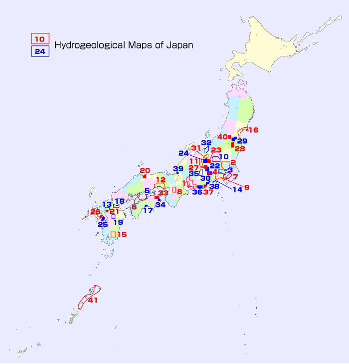Geological Survey of Japan, AIST : Catalogue of Geological Maps